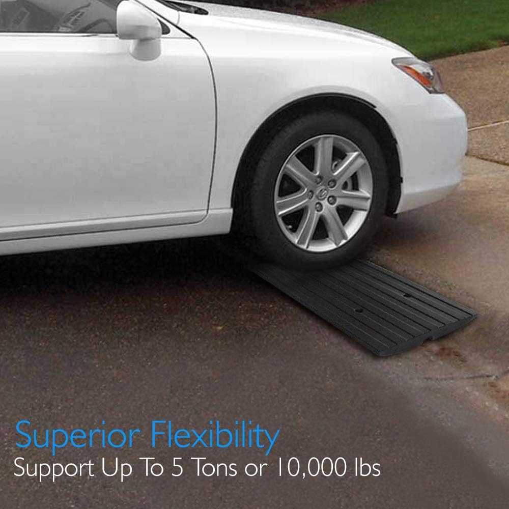 Mua Pyle Car Driveway Curbside Bridge Ramp - Heavy Duty Rubber ...