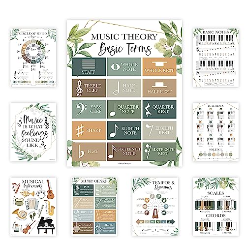 Mua Music Classroom Decor –9 Music Classroom Posters Elementary, Choir ...
