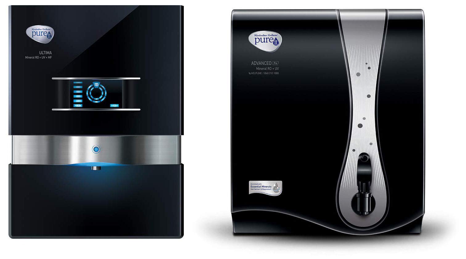 Buy HUL Pureit Advanced Pro Mineral RO+UV 6 Stage Wall ed Counter top ...