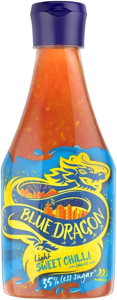 Blue Dragon Sweet Chilli Dipping Sauce with Reduced Sugar 350g: Amazon ...