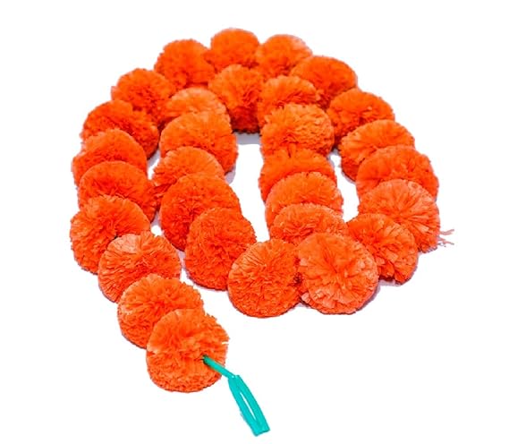 Buy The Phool Mala Artificial Marigold Flowers, Phool Mala, Garlands ...