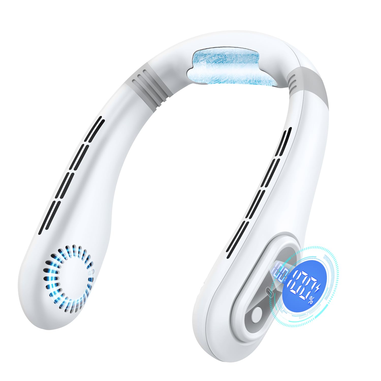 Mua Neck Fan, Neck Cooler, 2024 Summer Development, Neck Fan & LCD ...