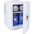 Amazon.com: Living Enrichment Mini Fridge Chilling and Warming, Portable Compact Refrigerator AC ...