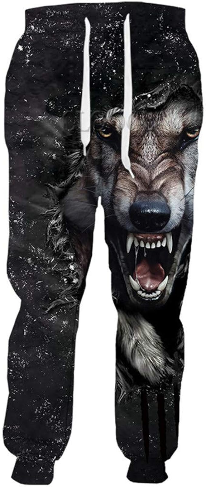 Animal Wolf 3D Print Pants,Men Fashion Casual Hip Hop Trousers,Spring ...