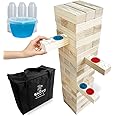 Amazon.com: SWOOC Games - Giant Tower Party Game with Hidden Shots & 60 ...