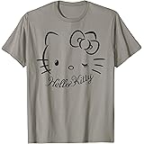 Amazon.com: Hello Kitty Front and Back Logo Tee Shirt : Clothing, Shoes ...