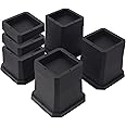 Amazon.com: BTSD-home Bed Risers 2, 3 or 4 Inch Heavy Duty Furniture ...