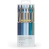 Amazon.com: Poppin Retractable Gel Pens - Fine Point Pens for ...