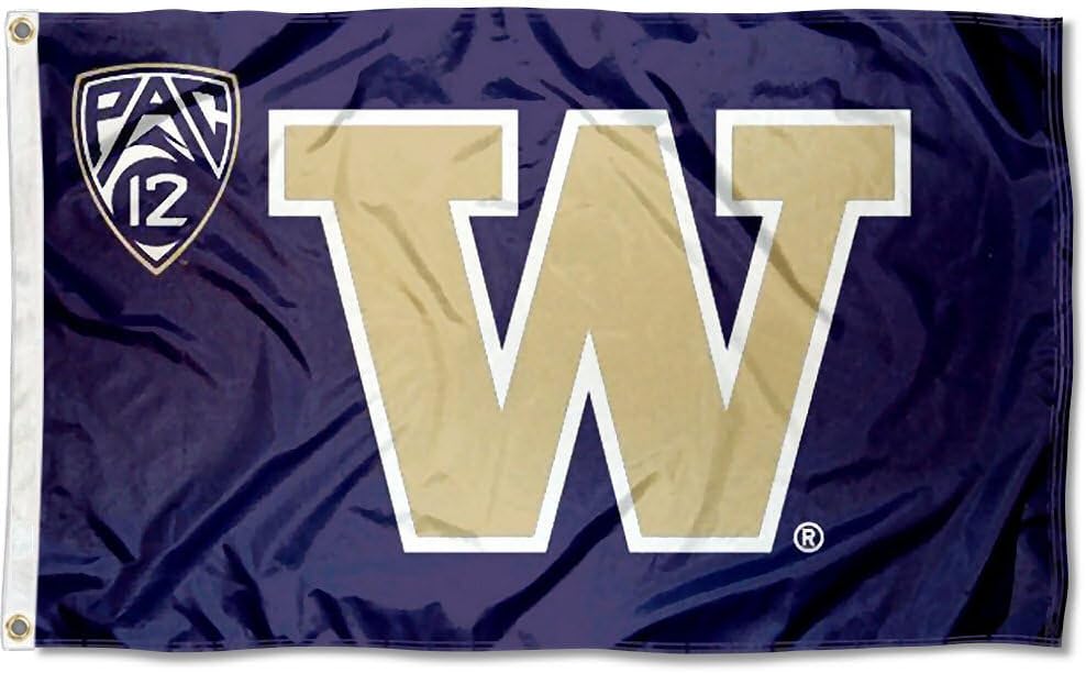 Amazon.com : University of Washington PAC 12 Flag and Banner : Sports ...
