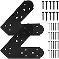 Amazon.com: Rasugarlary 45-Degree Steel Angled Bracket - 2 Pcs, Flat ...