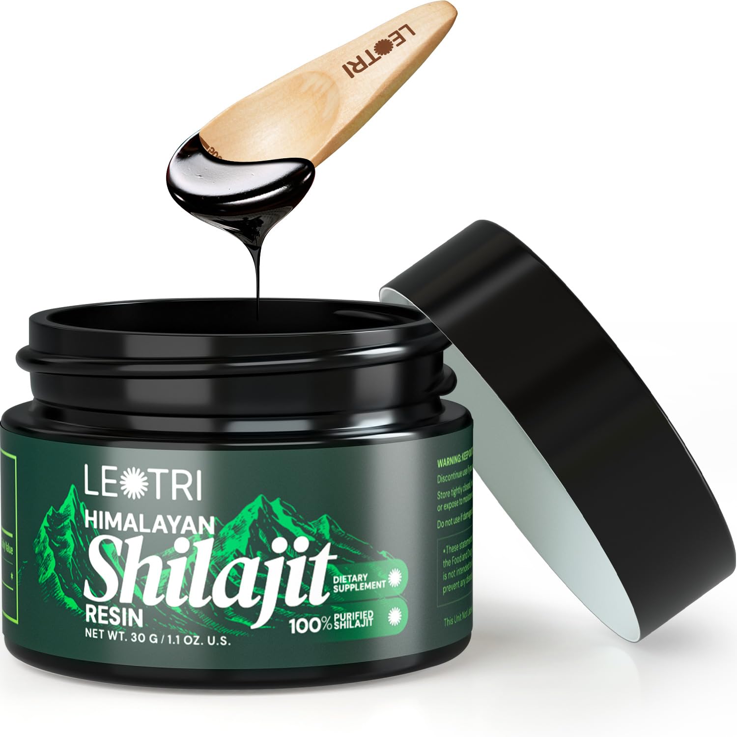 Shilajit Resin Pure Himalayan Organic: Authentic Fulvic Acid with Trace ...