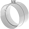 Amazon.com: Vent Systems 4" Inch - White - Male Fit Duct Pipe Connector ...