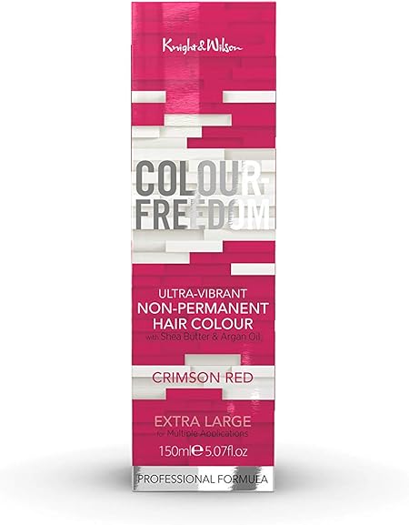 Knight & Wilson Colour Freedom Crimson Red Non Permanent Hair Colour ...