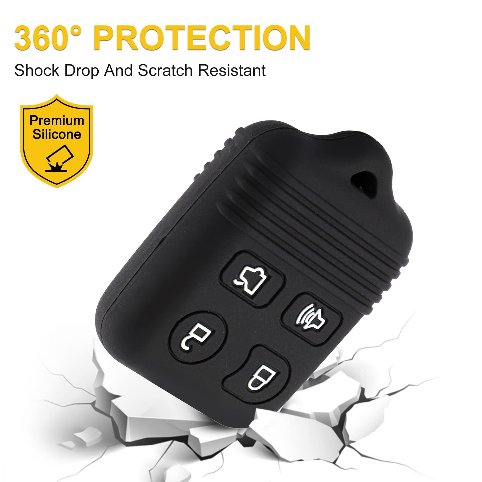 Mua Car Key Fob Keyless Entry Remote with Cover Case Replacement of ...