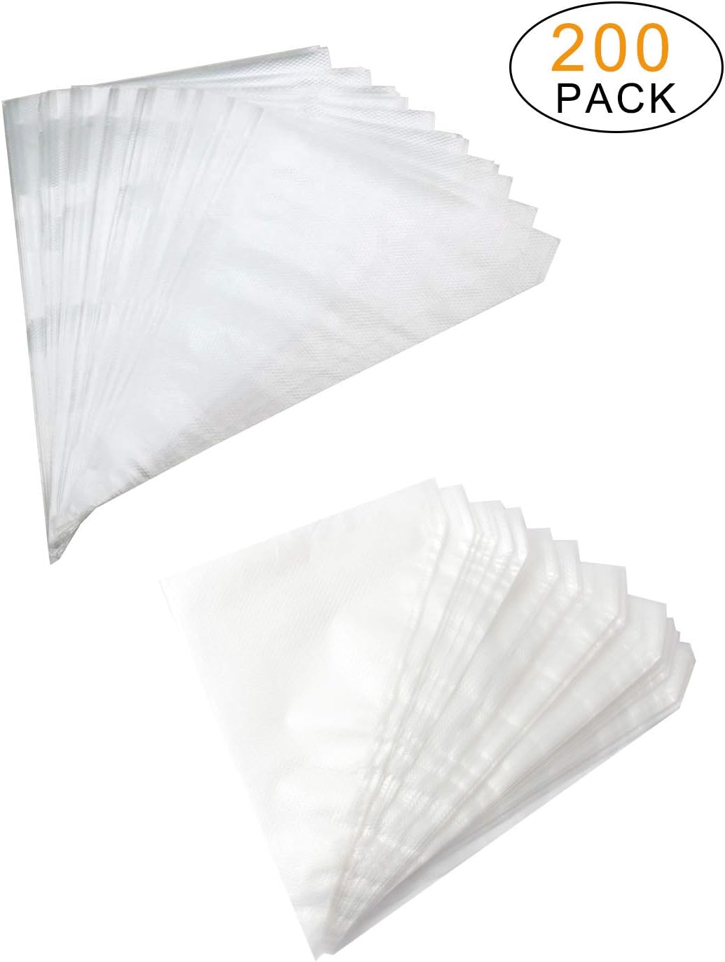 Amazon.com: SBYURE 200 Pcs Disposable Cream Pastry Bag Cake Icing ...