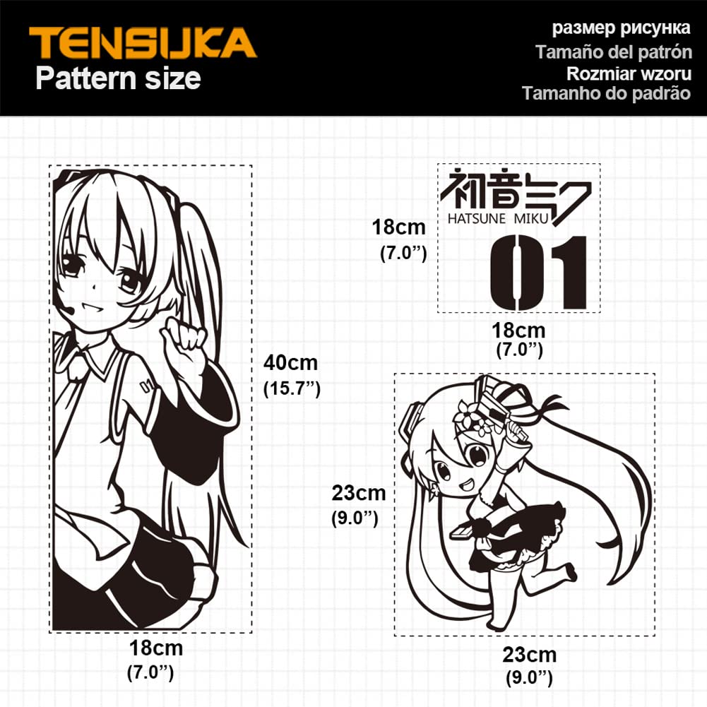 Mua Anime Stickers for PC Case, Vinyl Decor Decal for ATX Mid Tower ...