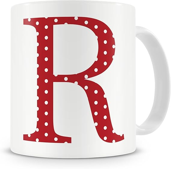 Letter "R" Mug - Letter R Mug, R Letter Mug, R Mug - Mug Gift/Present ...