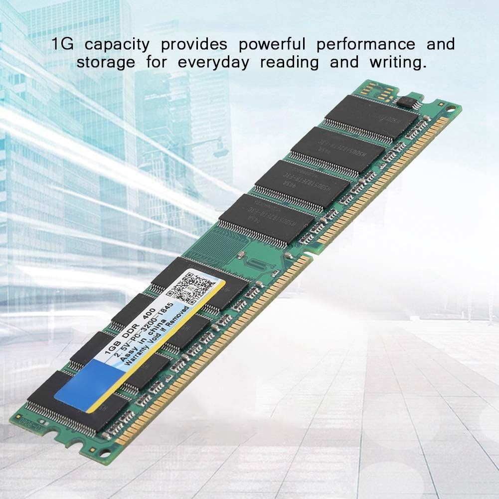 Bewinner PC-3200 DDR,DDR 400Mhz 1G 184Pin for Desktop Motherboard Memory RAM,Applicable to DDR ...