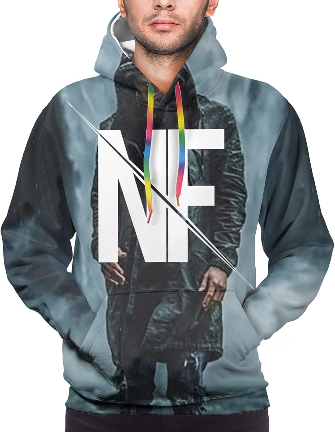 Amazon.com: Nf Rapper Mens Hoodie Long Sleeve Concert Hoody Cozy Sport ...