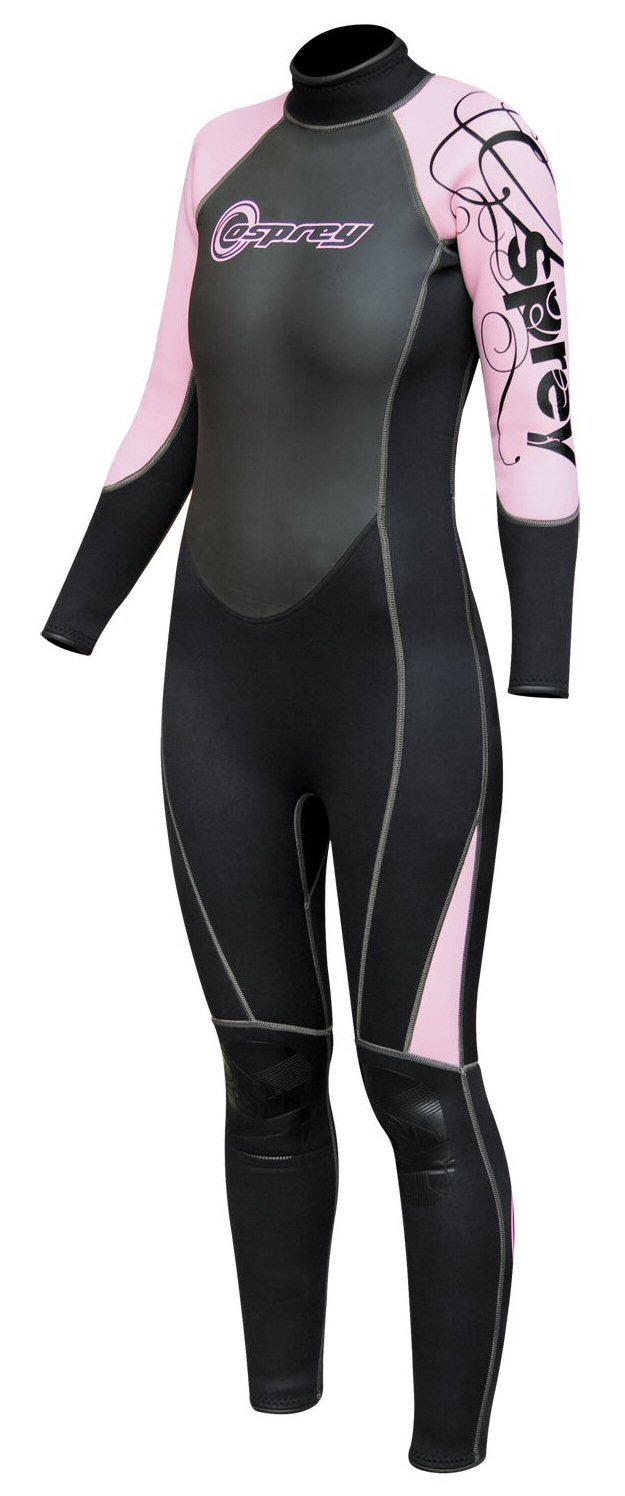 Ladies Osprey 35.5" Chest Full Length Wetsuit *Small* in Pink: Amazon ...
