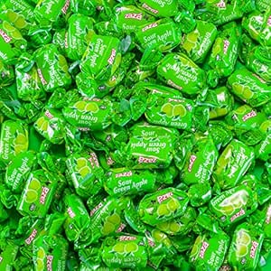 Amazon.com : Sour Green Apple Candy Individually Wrapped candy Bulk Bag ...