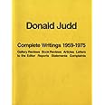 Amazon.com: Donald Judd: Complete Writings 1959–1975: Gallery Reviews ...
