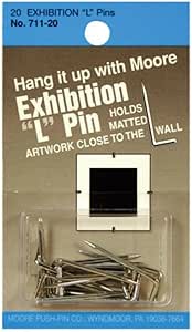 Amazon.com: Moore Exhibition L-Pins Pkg/20 : Tools & Home Improvement