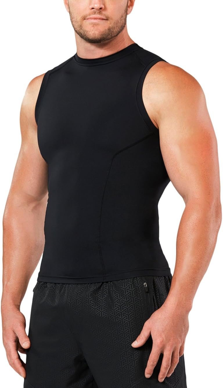 Amazon.com: 2XU Men's LKRM Sleeveless Compression Top: Clothing