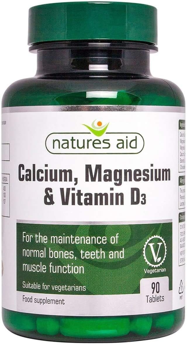 Natures Aid Calcium Magnesium and Vitamin D3, 90 Capsules: Buy Online at Best Price in UAE ...
