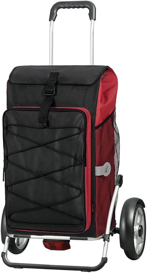 Andersen Shopping trolley Royal Plus with bag Thor red, Volume 69L ...