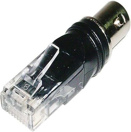 BeMatik - RJ45 to BNC adapter: Amazon.co.uk: Electronics