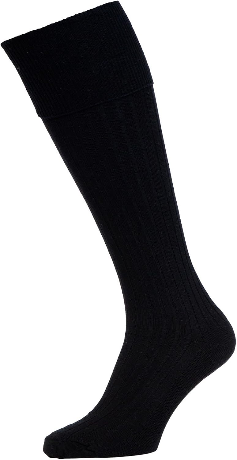 HJ Hall Mens Bermuda Golf Socks Size 6-11 Black HJ166: Amazon.co.uk ...