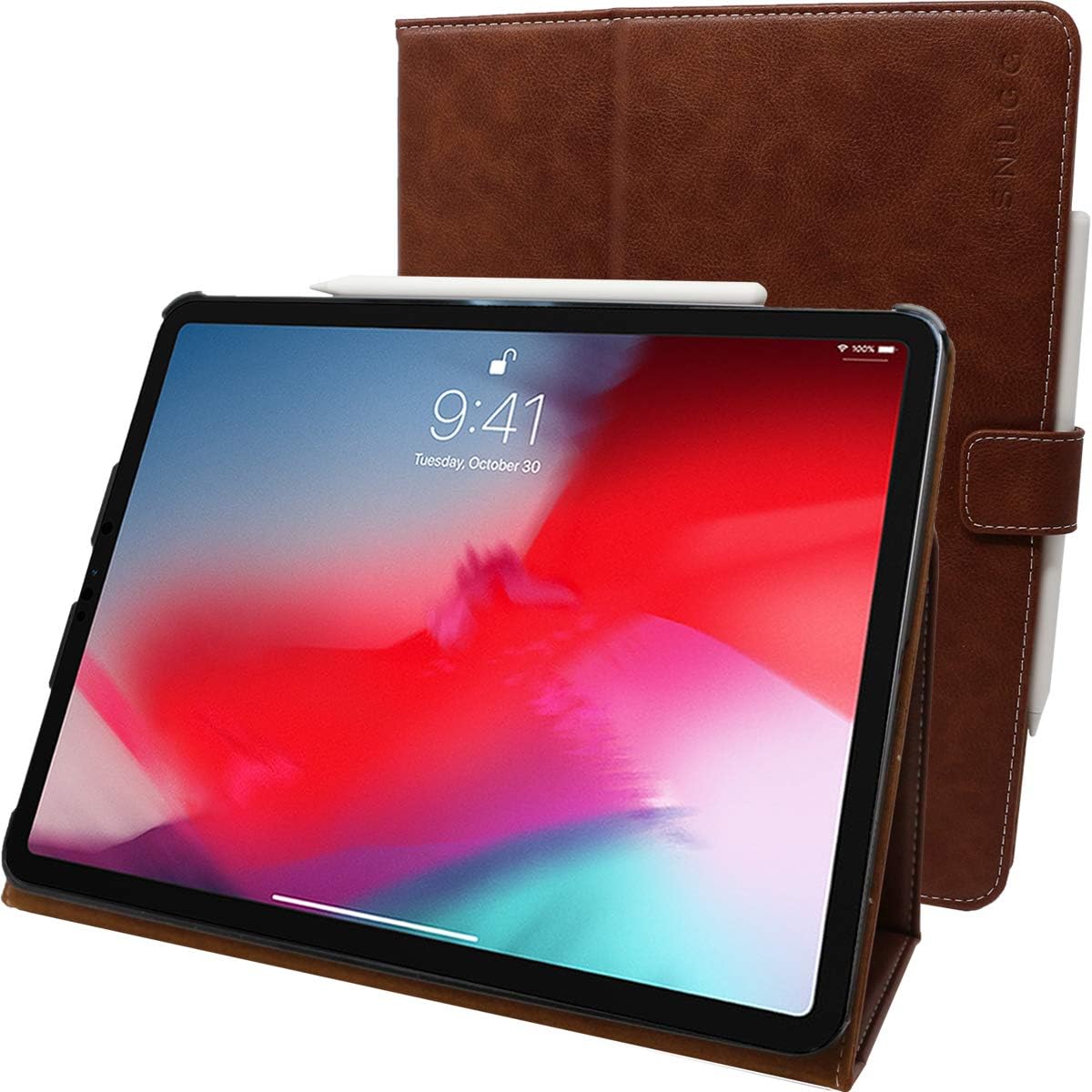 Snugg iPad Pro 2018 11″ Leather Case, Flip Stand Cover – Distressed ...