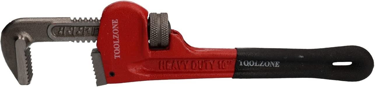 10" (25.5cm) Stilsons Pipe Monkey Wrench Plumbers Adjustable Wrenches ...