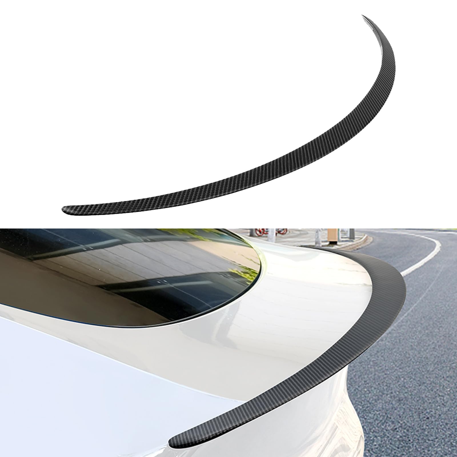 TSLDRV 2024 Newest Real Carbon Fiber Spoiler for Tesla Model Y 2024 ...