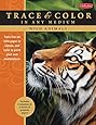Amazon.com: Wild Animals: Trace line art onto paper or canvas, and ...