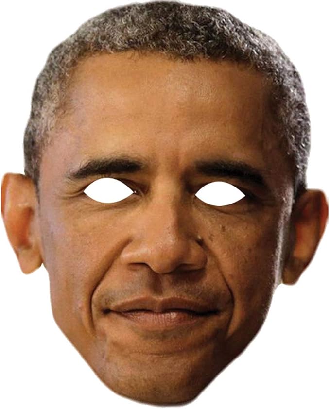 Barack Obama Celebrity Card Face Mask Fancy Dress Party Single Face ...