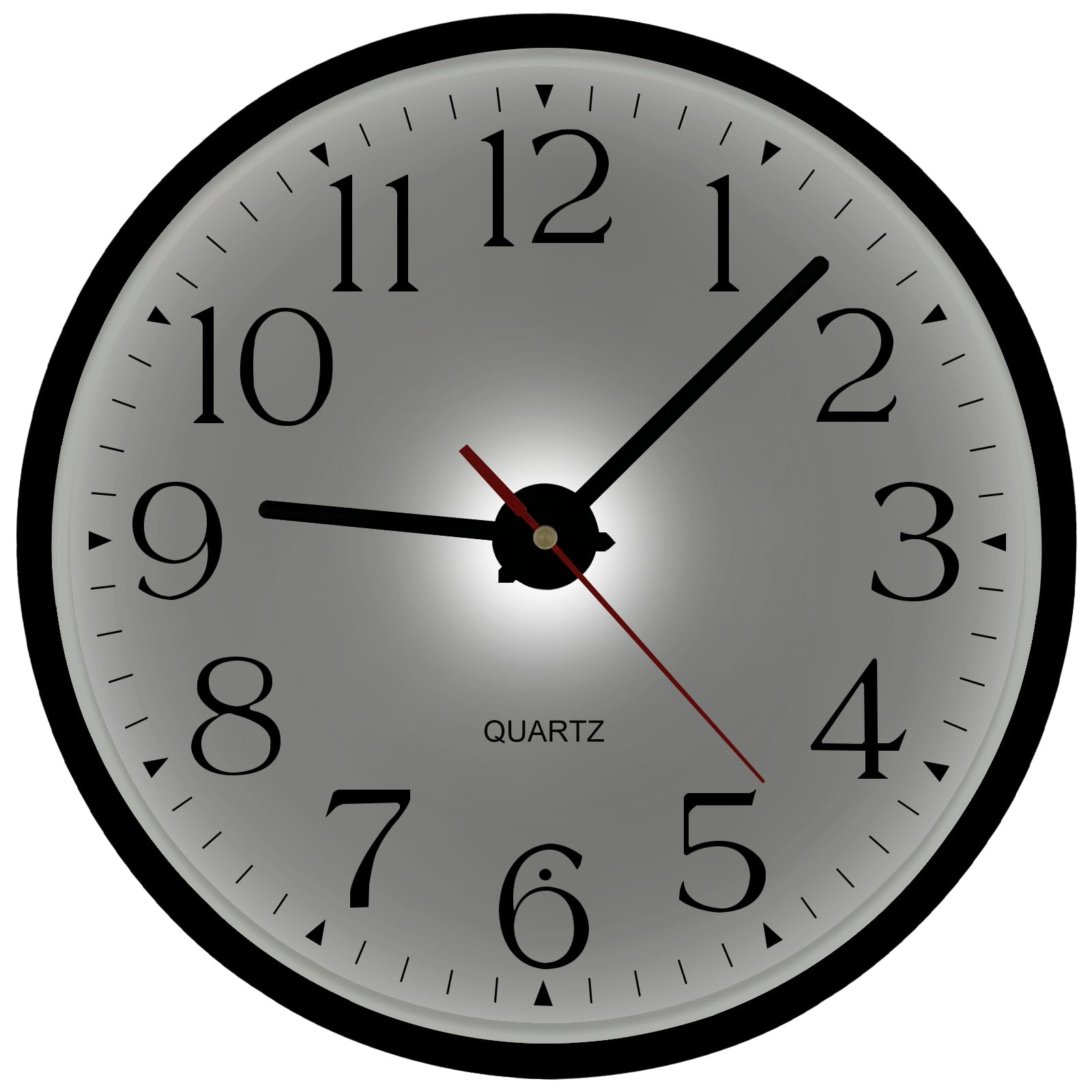 JoFomp Night Light Wall Clocks Battery Operated, 12 Inch Silent LED ...