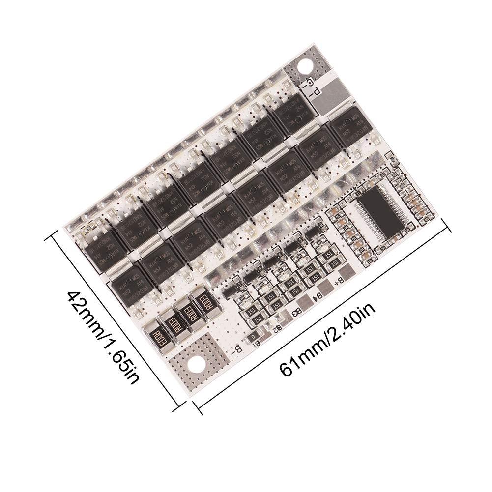 Mua 2pcs 4S 12V 100A BMS Li-ion LMO Ternary Lithium Battery Protection ...