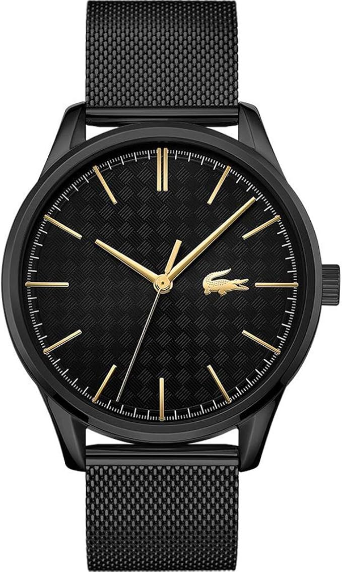 Lacoste Men's Analogue Quartz Watch with Stainless Steel Strap 2011105 ...