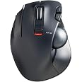Amazon.com: ELECOM EX-G Left-Handed Trackball Mouse, 2.4GHz Wireless ...