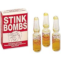 Amazon.com: Joker Skunk Smell Prank Breaking Bottle 2" Stink Bombs ...