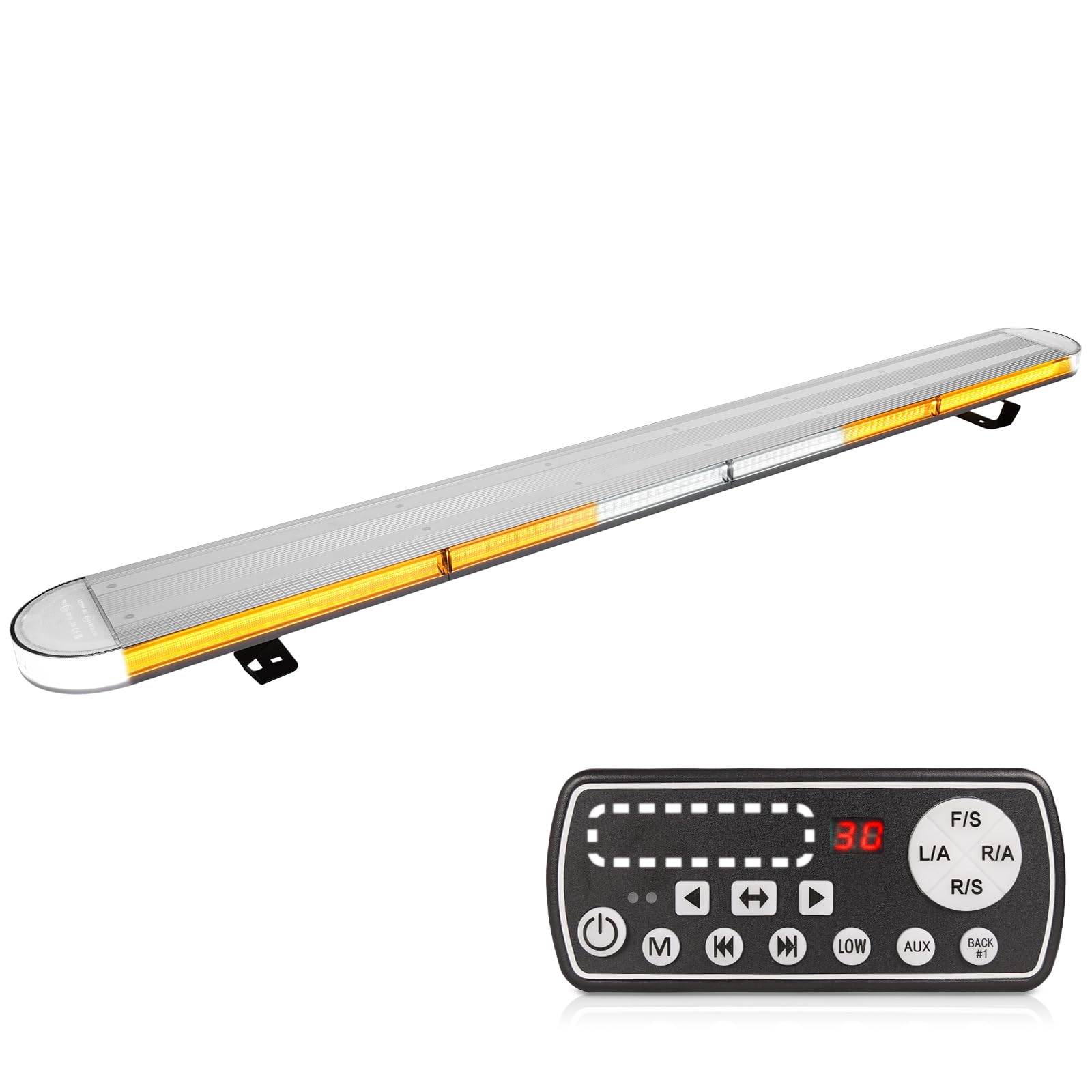 ASPL 48" High-intensity LED Low Profile Roof Mount Emergency Warning ...