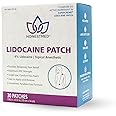 Amazon.com: HONESTMED Maximum Strength OTC Pain Relief Patch, 4% Lidocaine, Unscented, 3.9” x 5. ...
