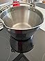 Amazon.com: Kitchencraft Home Made Stainless Steel Maslin Pan With ...