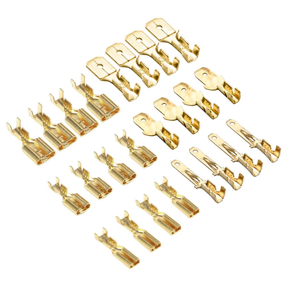 Instalación eléctrica Terminales Macho Hembra Kit Conector Cable ...