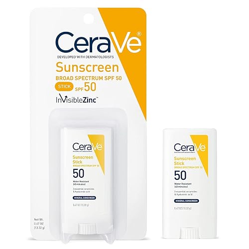 CeraVe Mineral Sunscreen Stick for Kids & Adults | 100% Mineral ...