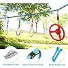 Jugader 65ft Ninja Warrior Obstacle Course for Kids with 13 Accessories ...