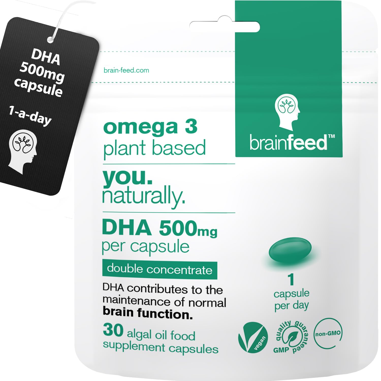 Mua DHA Supplements (30) | Double Concentrate Omega 3 DHA 500mg PER ...