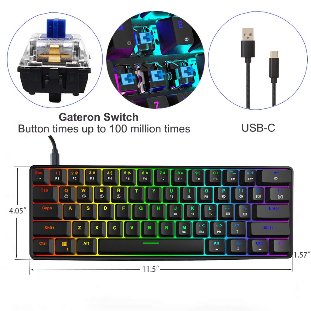 Mua SKYLOONG 60% Mechanical Keyboard,Full Keys Programmable,RGB ...